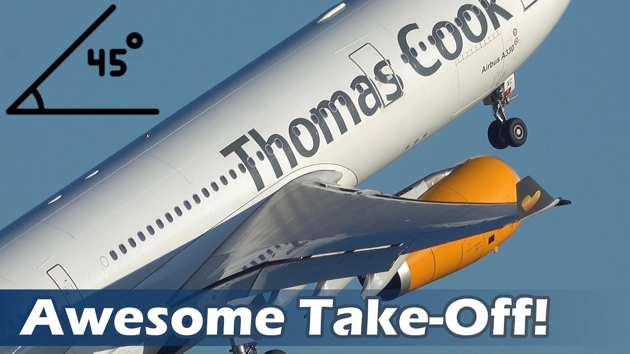 Pushing the Envelope! A Stunning Fast A330 Take Off / Rotation and ...