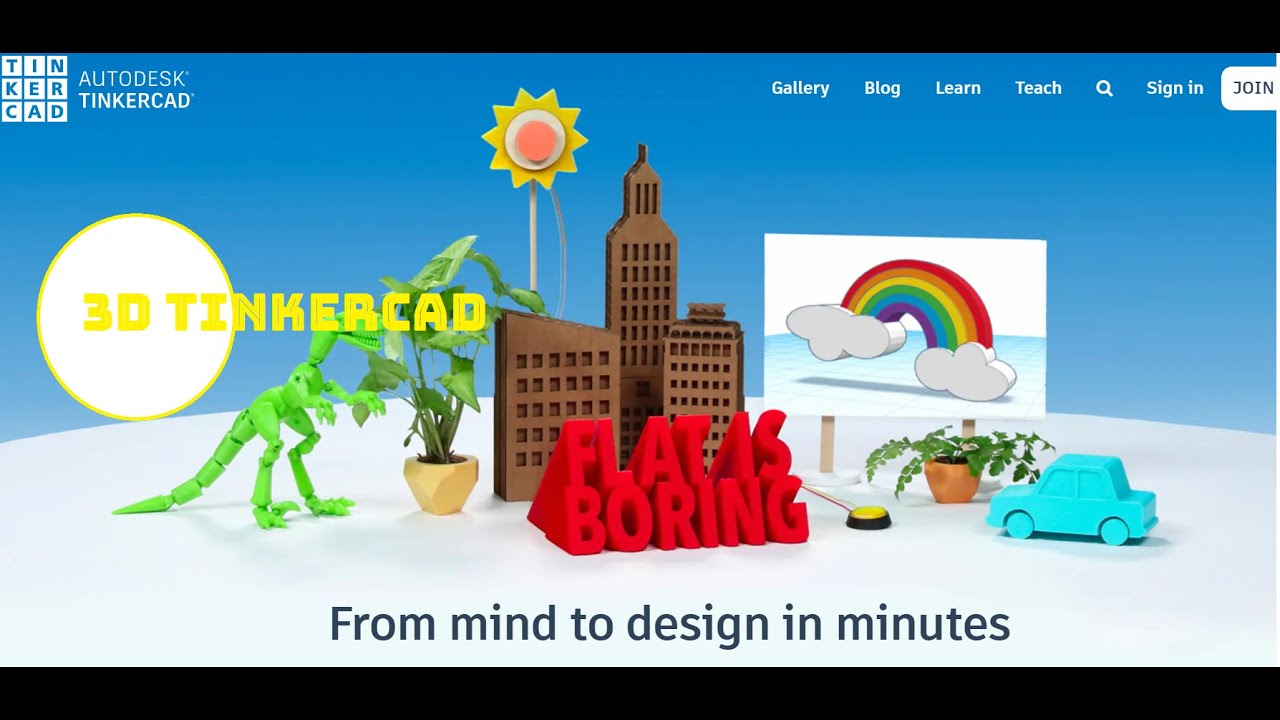 HOW TO 3D DESIGN ON TINKER CAD ?| LESS THEN 5 MINUTES | INTRODUCTION TO ...
