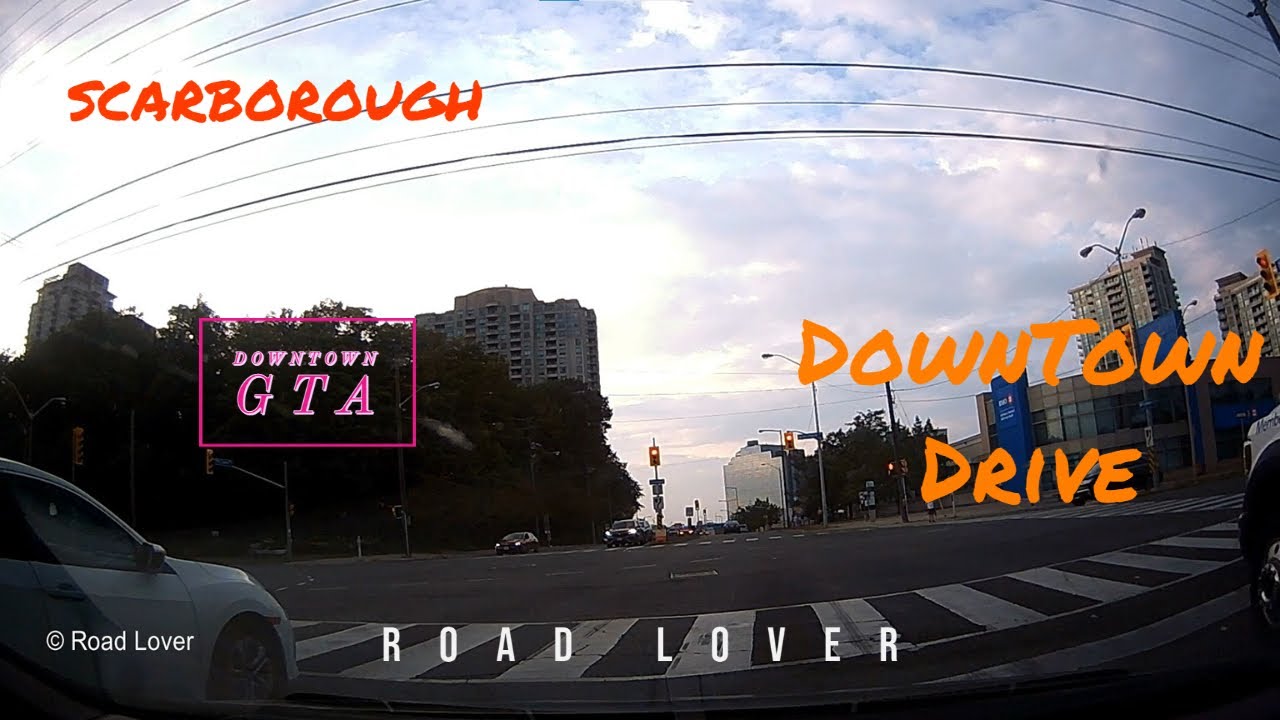 Driving DownTown - Scarbourgh || Lawrence Avenue || Markham Road ...