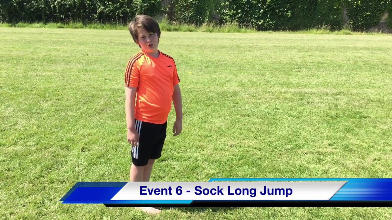 Sock Olympics - Sock Long Jump - YouTube