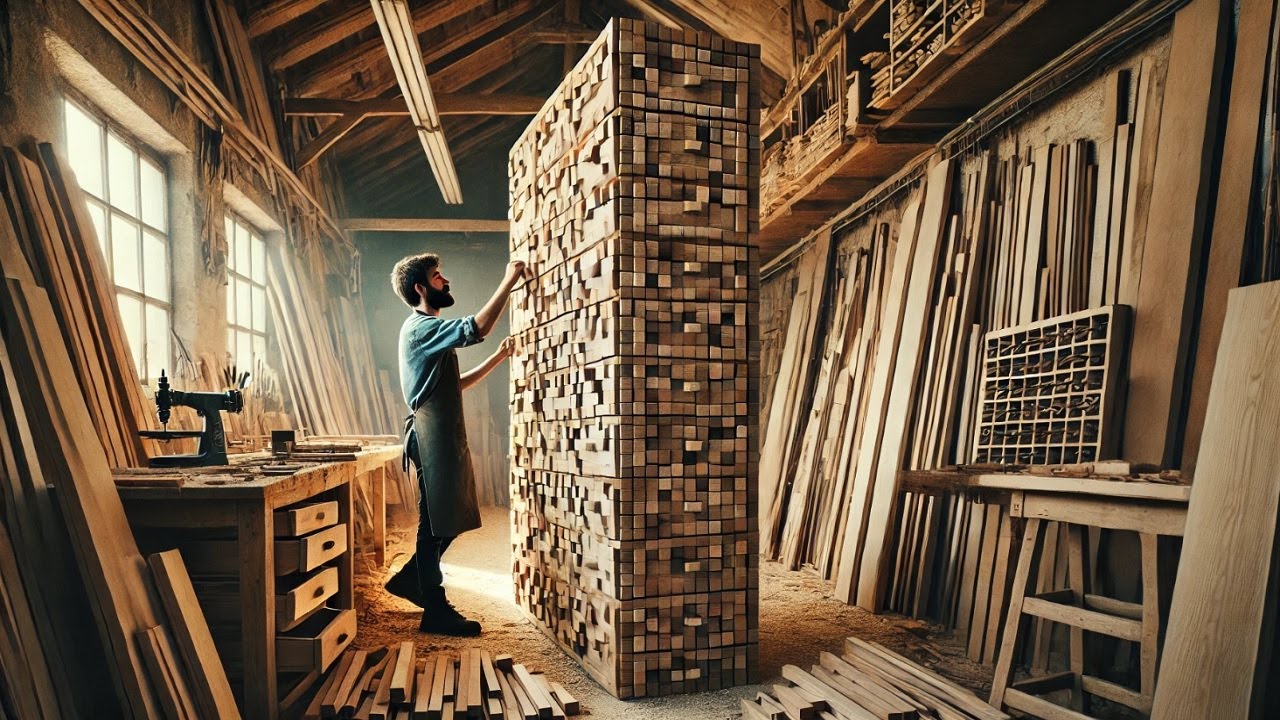 The Weirdest Cabinet You've Never Seen // Master Carpenter's Wood Scrap ...