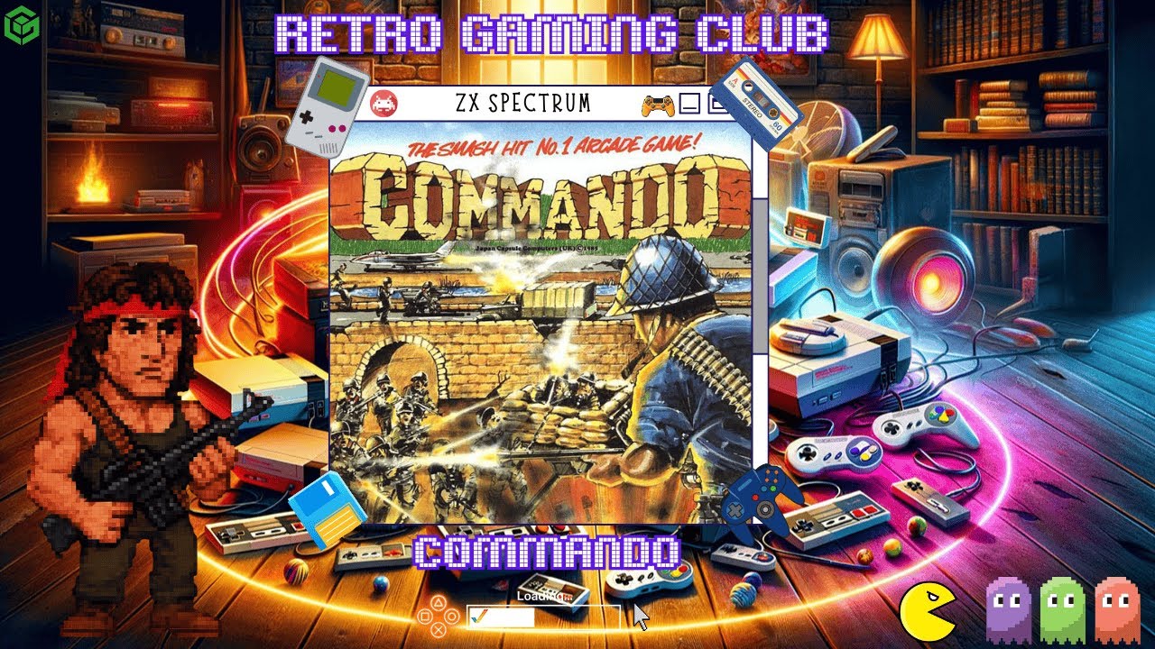 Episode #056 - Commando - ZX Spectrum Review - YouTube