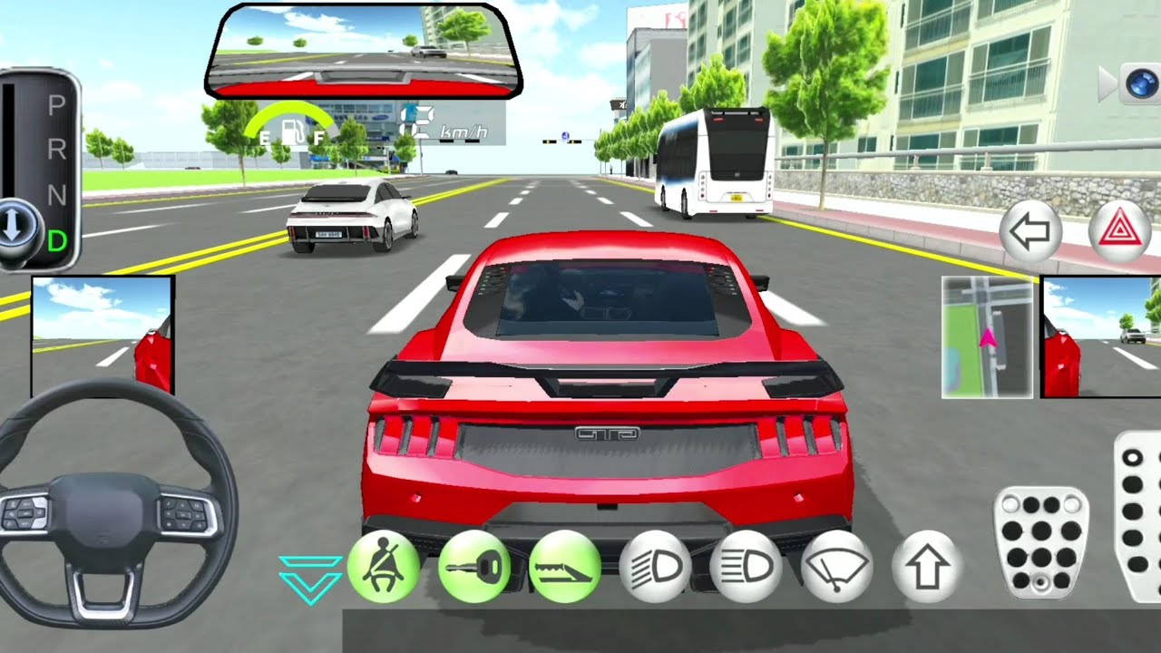 Popular driving simulation game #Speeding racing car Ep45 - 3D Driving ...