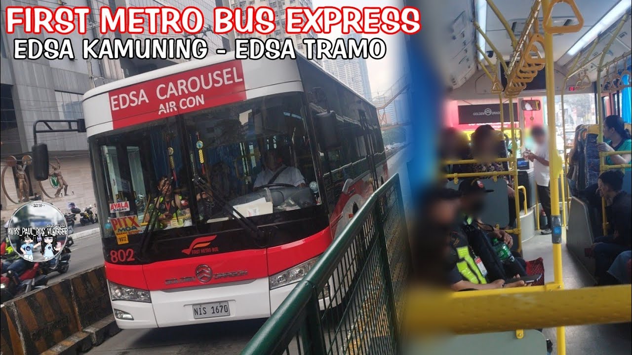 ONBOARD!! Bus Ride First Metro Bus Express 802 (Golden Dragon Chuanliu ...
