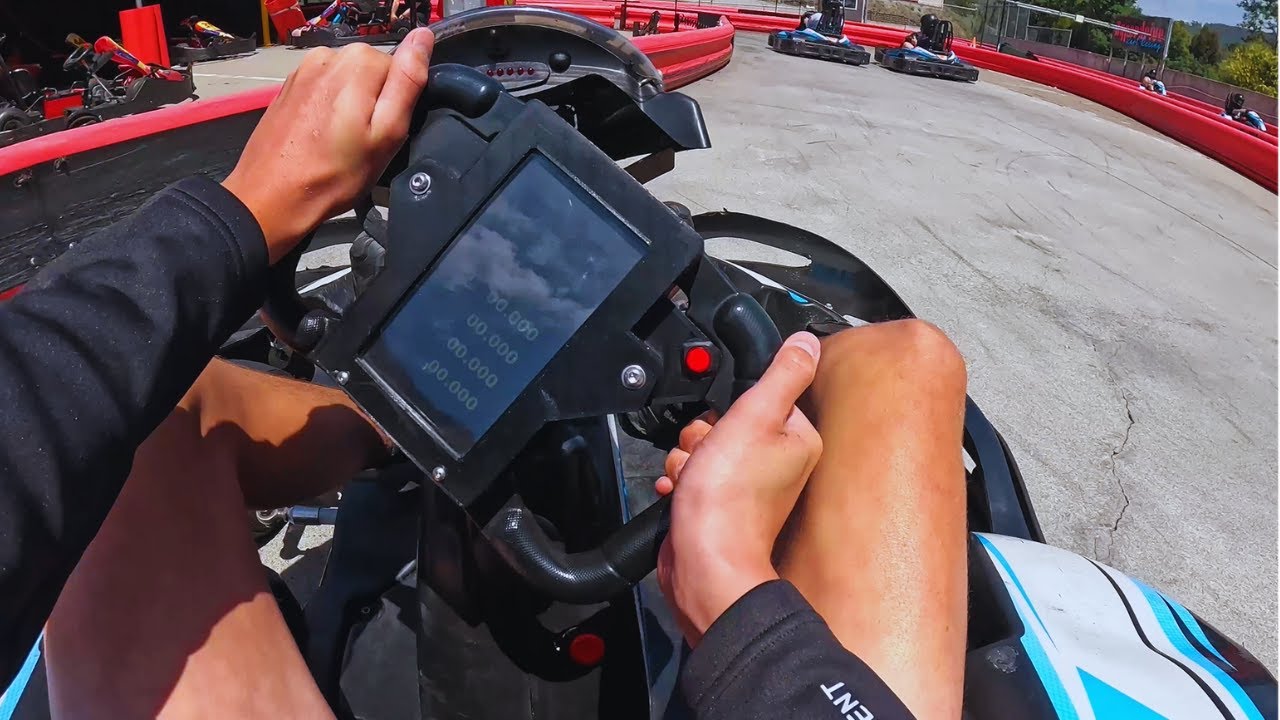 First Go Kart Race Uncut Footage | ELECTRIC KARTS | Hyperdrive Kingston ...