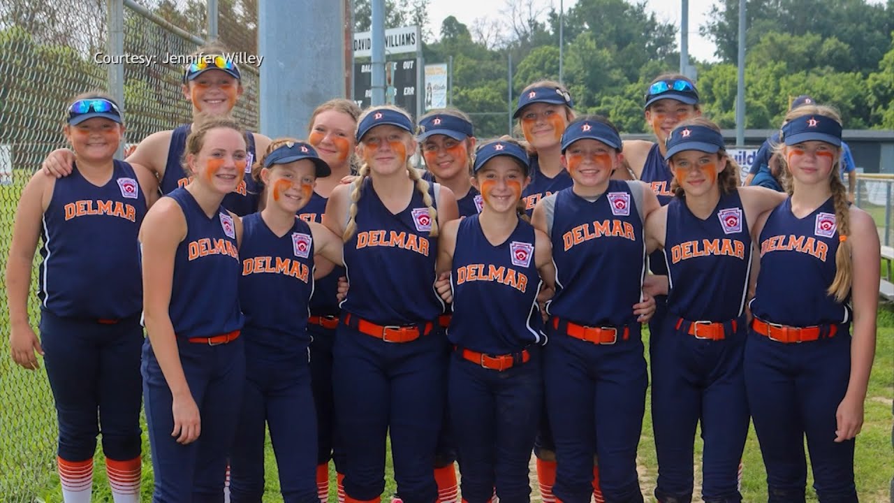 Delmar LL Major Softball Team Advances to Regionals - YouTube