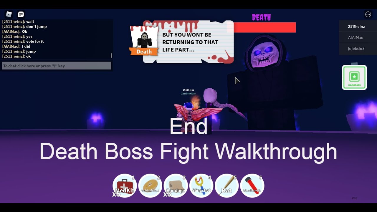 The Death Boss Fight walkthrough. - YouTube