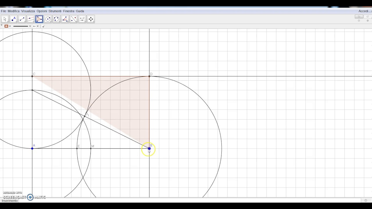 RETTANGOLO AUREO: tutorial per costruirlo con GeoGebra - YouTube