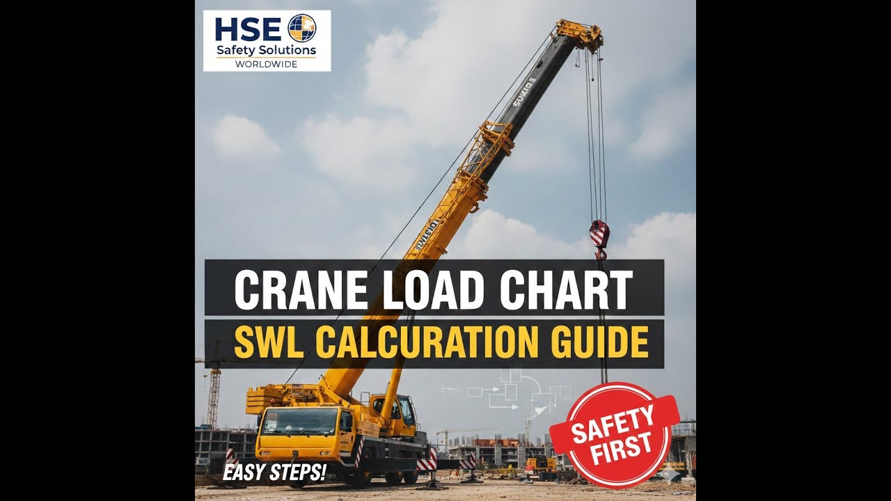 How to Calculate SWL from Crane Load Chart | HSE Safety Solutions-World ...