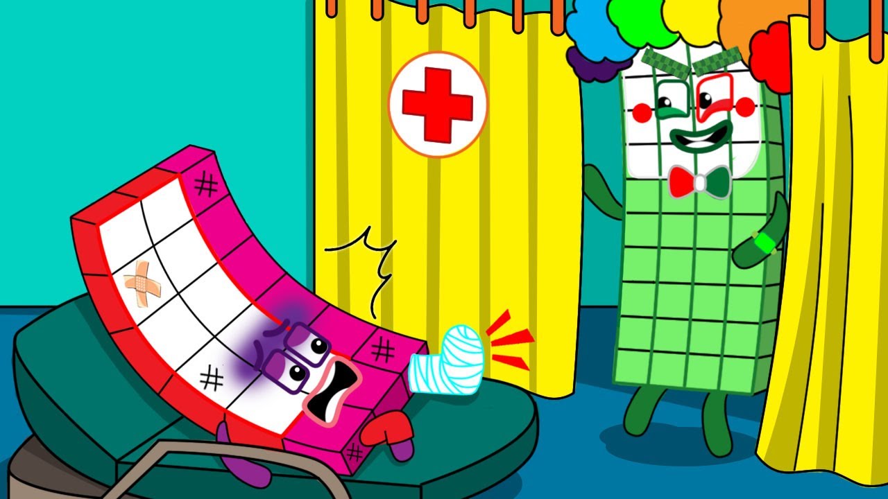 Help! Bad guy Broke into Hospital, NB 18 is Trapped | Numberblocks ...