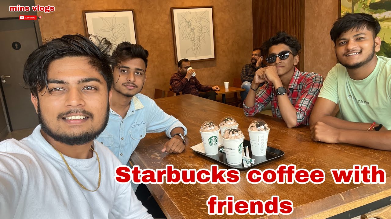 Starbucks coffee with friends 😎 ( Starbucks coffee Vapi ) mins vlogs ...