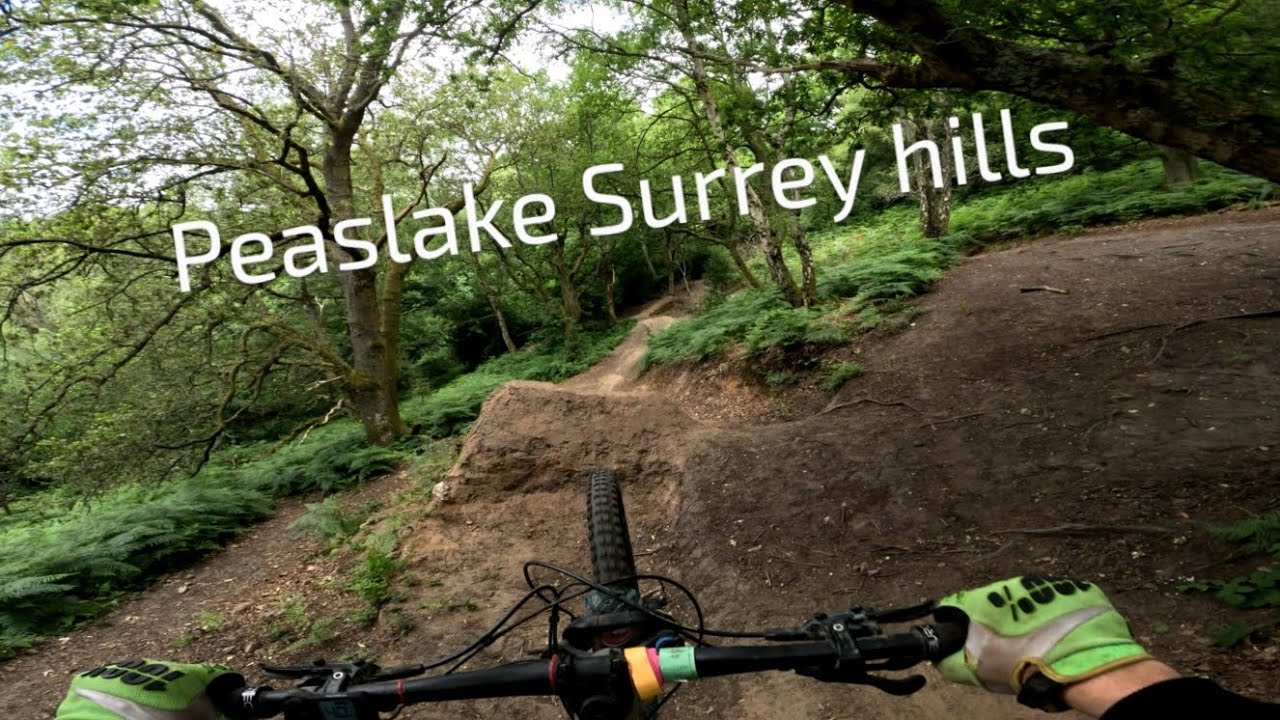 Peaslake Surrey hills mtb trails and northern monkey jumps - YouTube