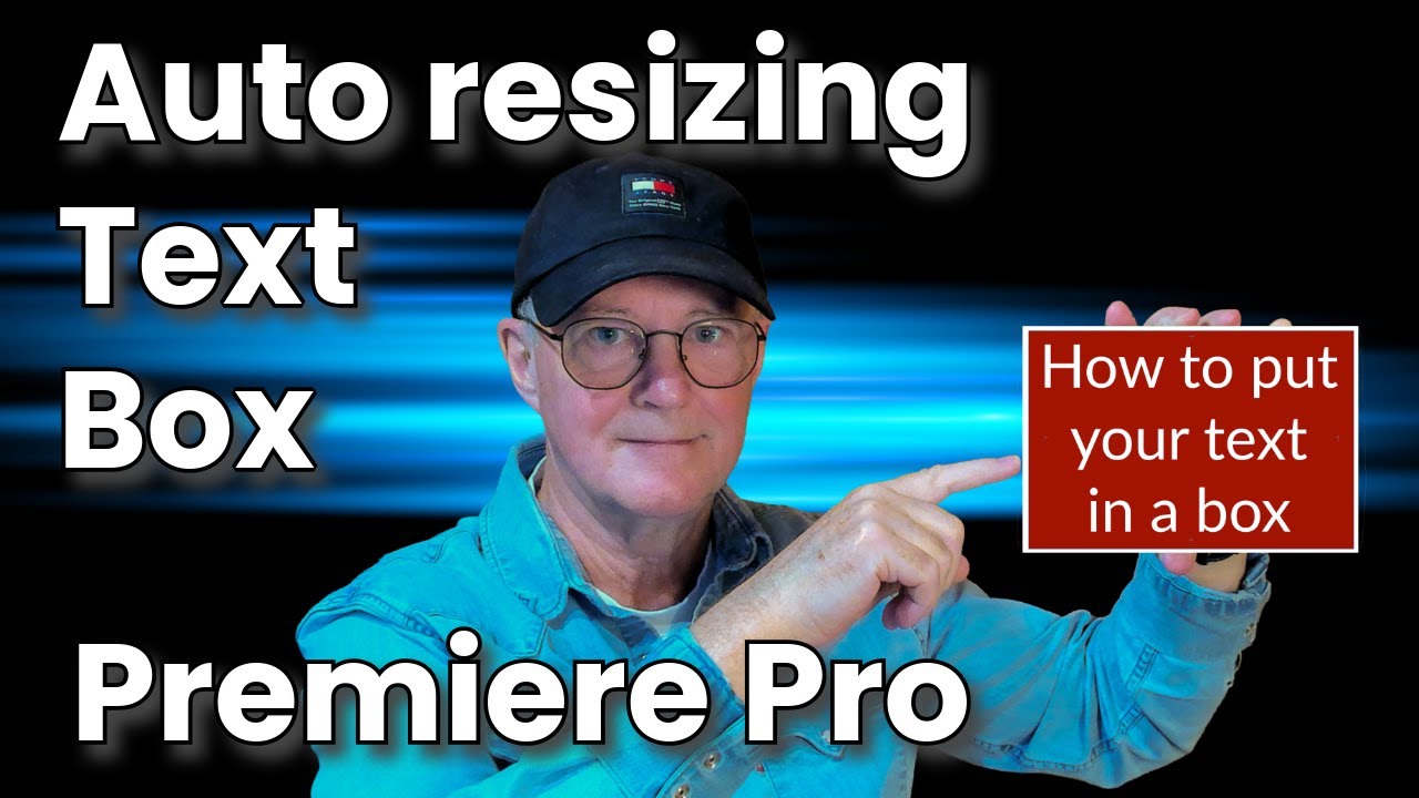 Make an Automatic Resizing Text Box in Premiere Pro - YouTube