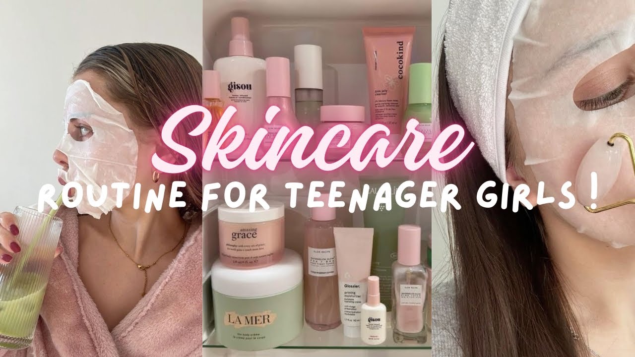 5 step skincare routine for teenagers! 💖🌈|| must watch|| Alexaplays ...