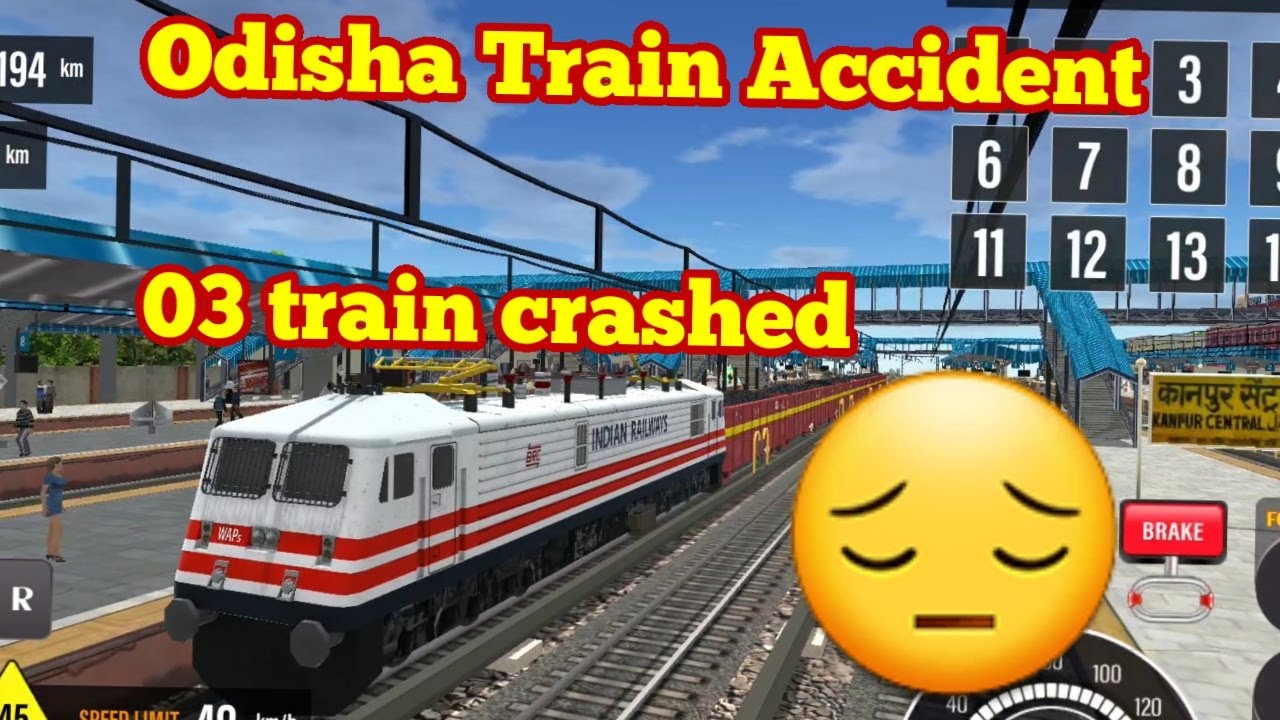 Odisha train accident😔 Coromandel Express crashed with two trains - YouTube
