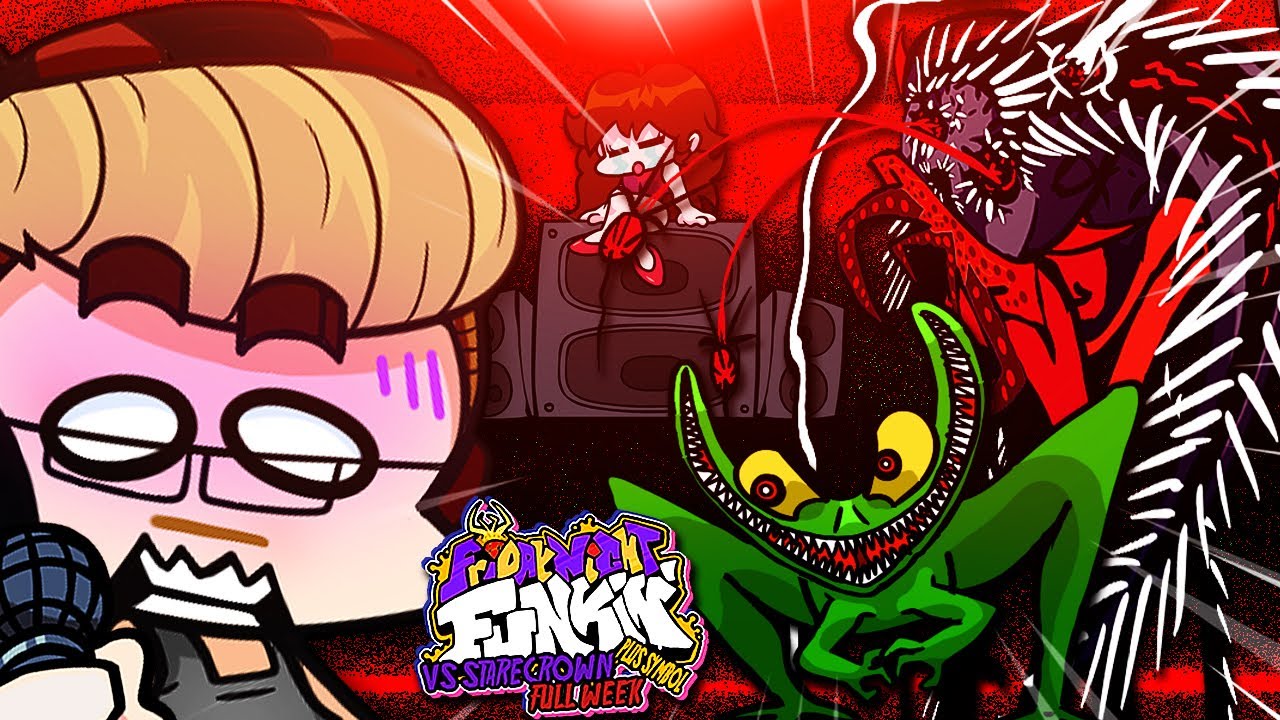 Friday Night Funkin' - STARECROWN FULL WEEK is TERRIFYING! 😈 (So Scary ...