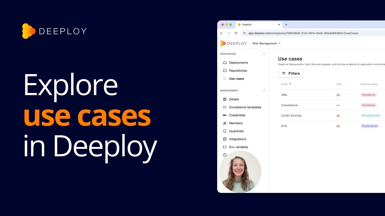 Explore Use Cases in Deeploy - YouTube