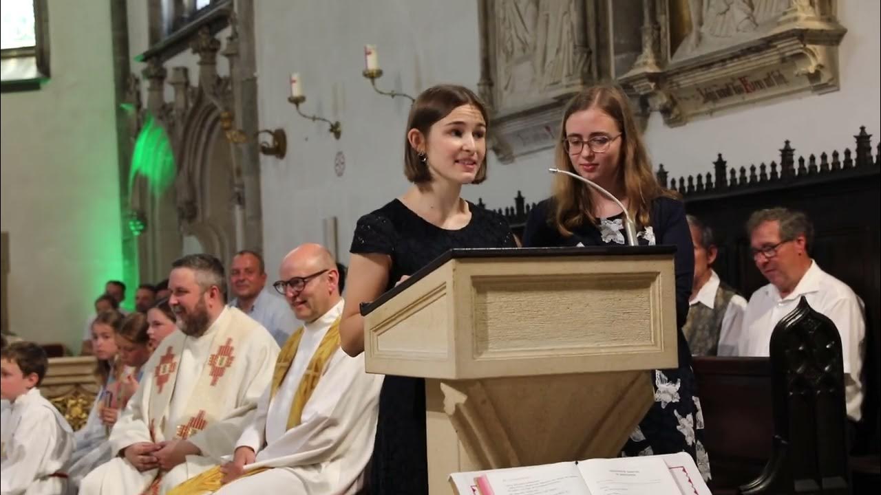 Goldenes Priesterjubiläum Hr. Pfarrer i.R. Msgr. Johann Zarl - Überraschungslied - YouTube