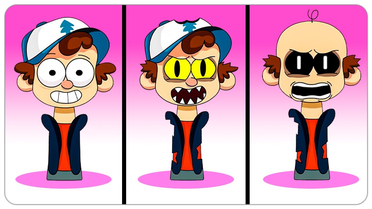 Sprunki OC Dipper Pines All Phase #sprunki #incredibox # ...