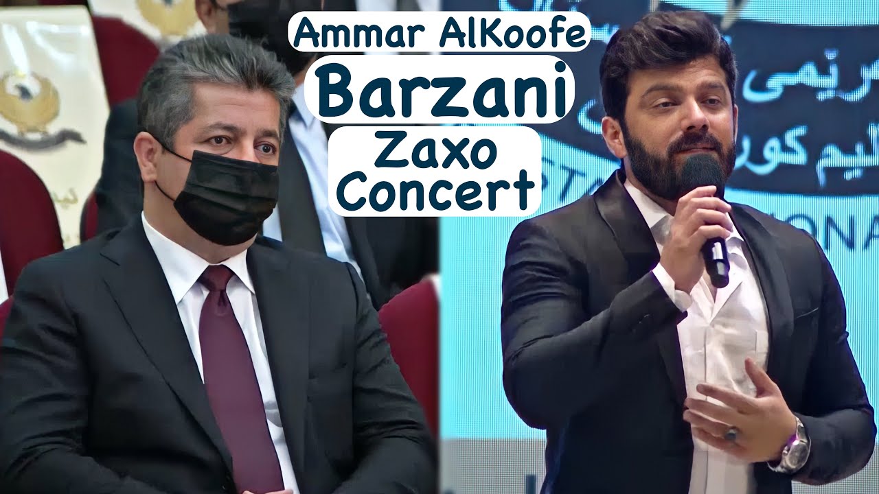 Ammar AlKoofe - Live Concert in Zaxo 2021 - Barzani Song - YouTube