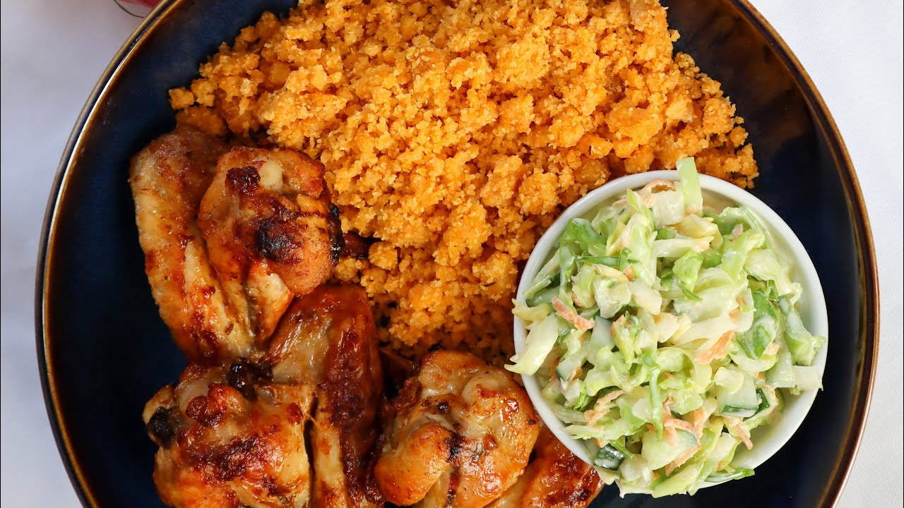 Jollof Sadza / Pap / Nshima / Ugali - YouTube
