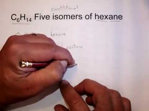 3. Constitutional isomers of hexane - YouTube