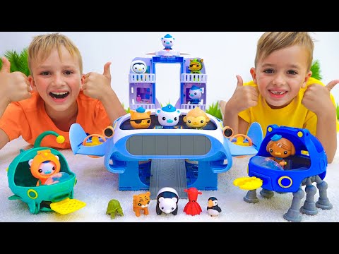Vlad und Niki Octonauts Rettungsmission für Spielzeugtiere