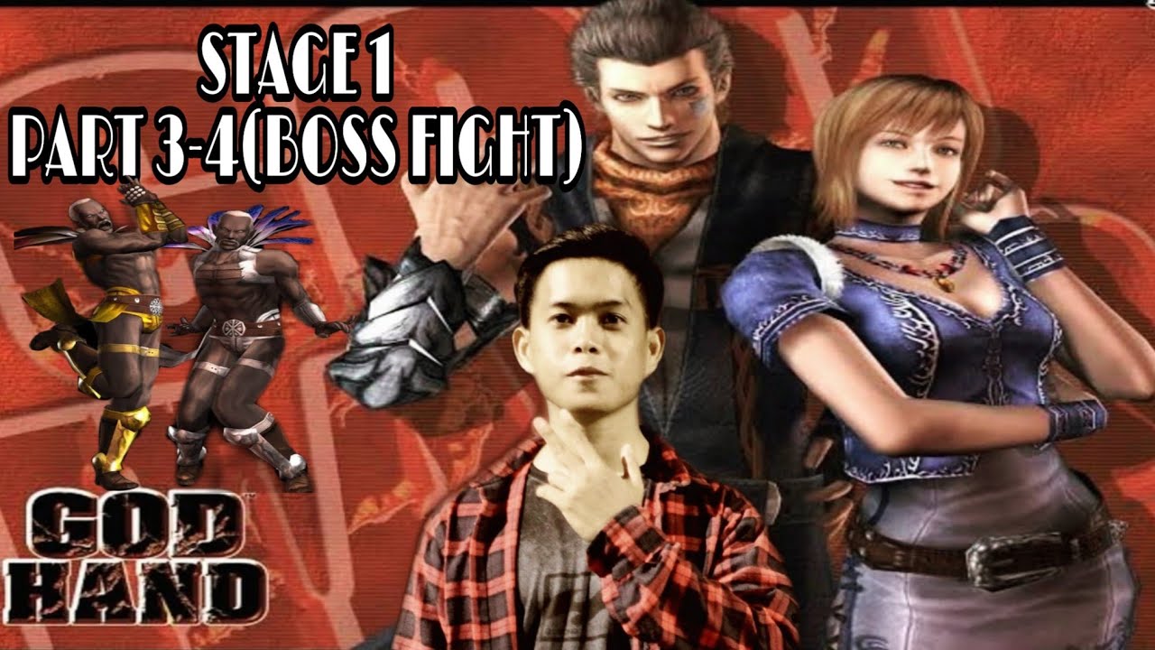 GOD HAND STAGE 1 - PART 3 - 4 (BOSS FIGHT) - YouTube