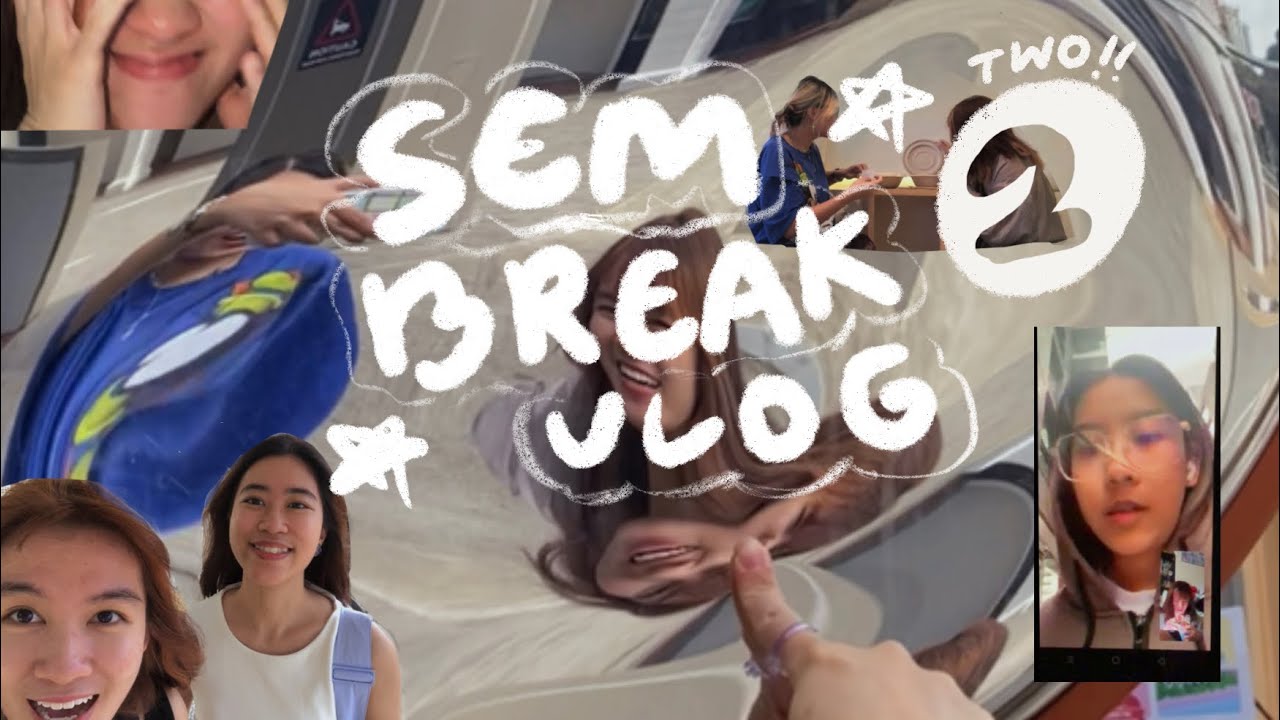sem break vlog #2: catching up with friends and drawing for my patreon ...