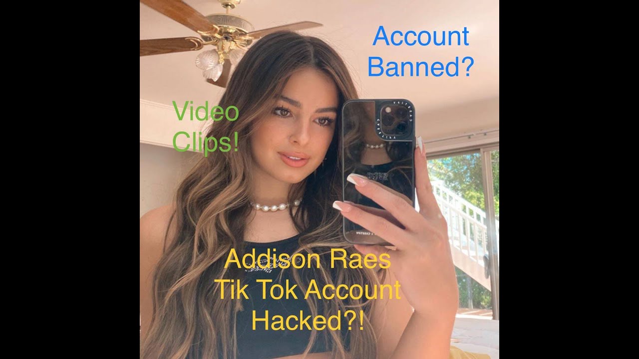 Addison Raes TikTok Account Hacked! The Hackers TikToks.... 🤭😱😬 - YouTube