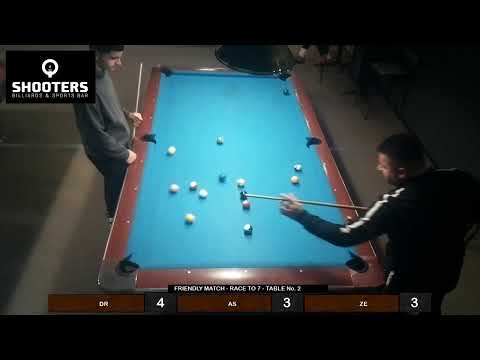 Shooters Billiards & Sports Bar - Table 2 Live - YouTube