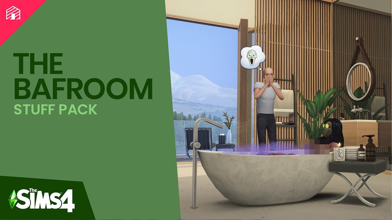 THE BAFROOM | CC Showcase | The Sims 4: Custom Content - YouTube