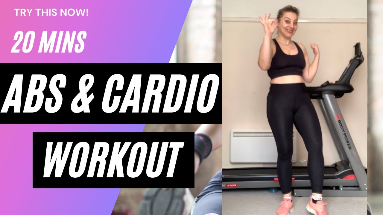 20 MIN treadmill & abs workout - YouTube