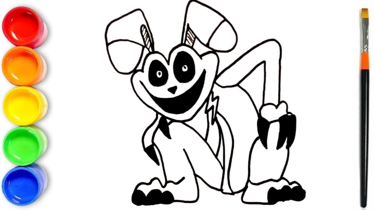 How To Draw Hoppy Hopscotch | Smiling Critters Drawing - YouTube