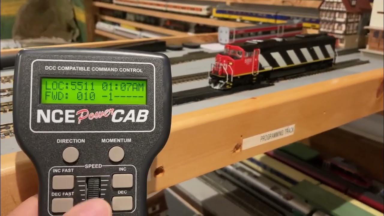 NCE Power Cab Quick Demo - YouTube