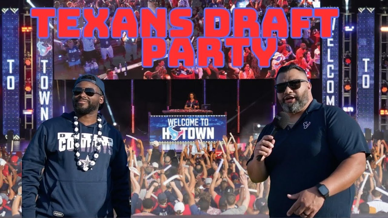 TEXANS DRAFT PARTY | Fredo's Football Talk - YouTube