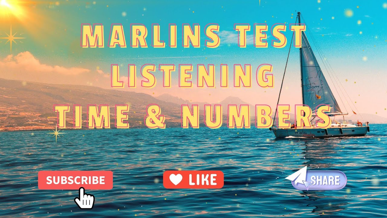 Marlins Test For Seafarer - Listening - YouTube