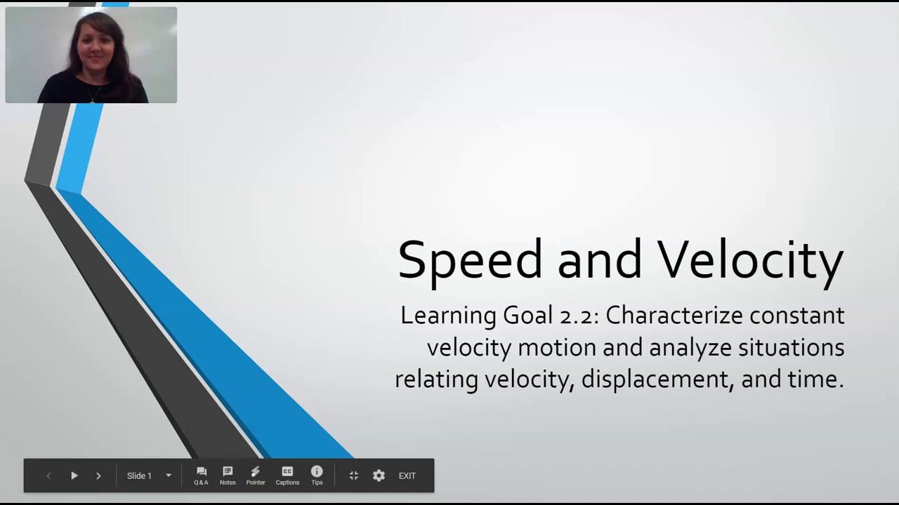 Physics 2.2 Video Lesson - Speed and Velocity - YouTube