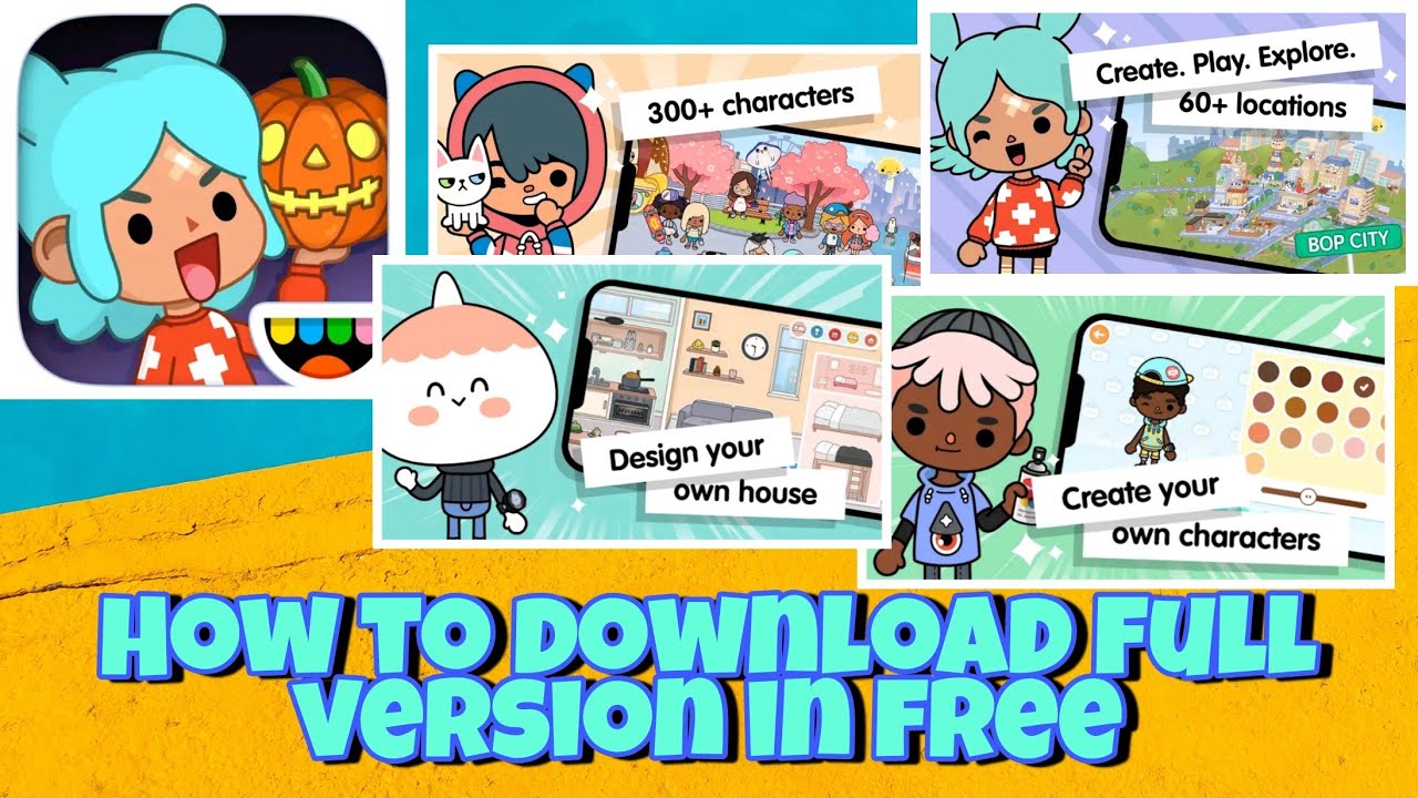 How to download TOCA BOCA World Full version in free - YouTube