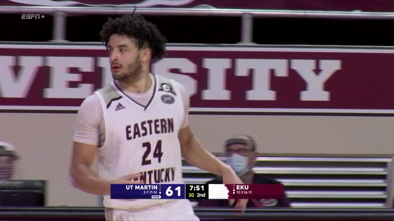 EKU v UT-Martin Men's Basketball Highlights - YouTube