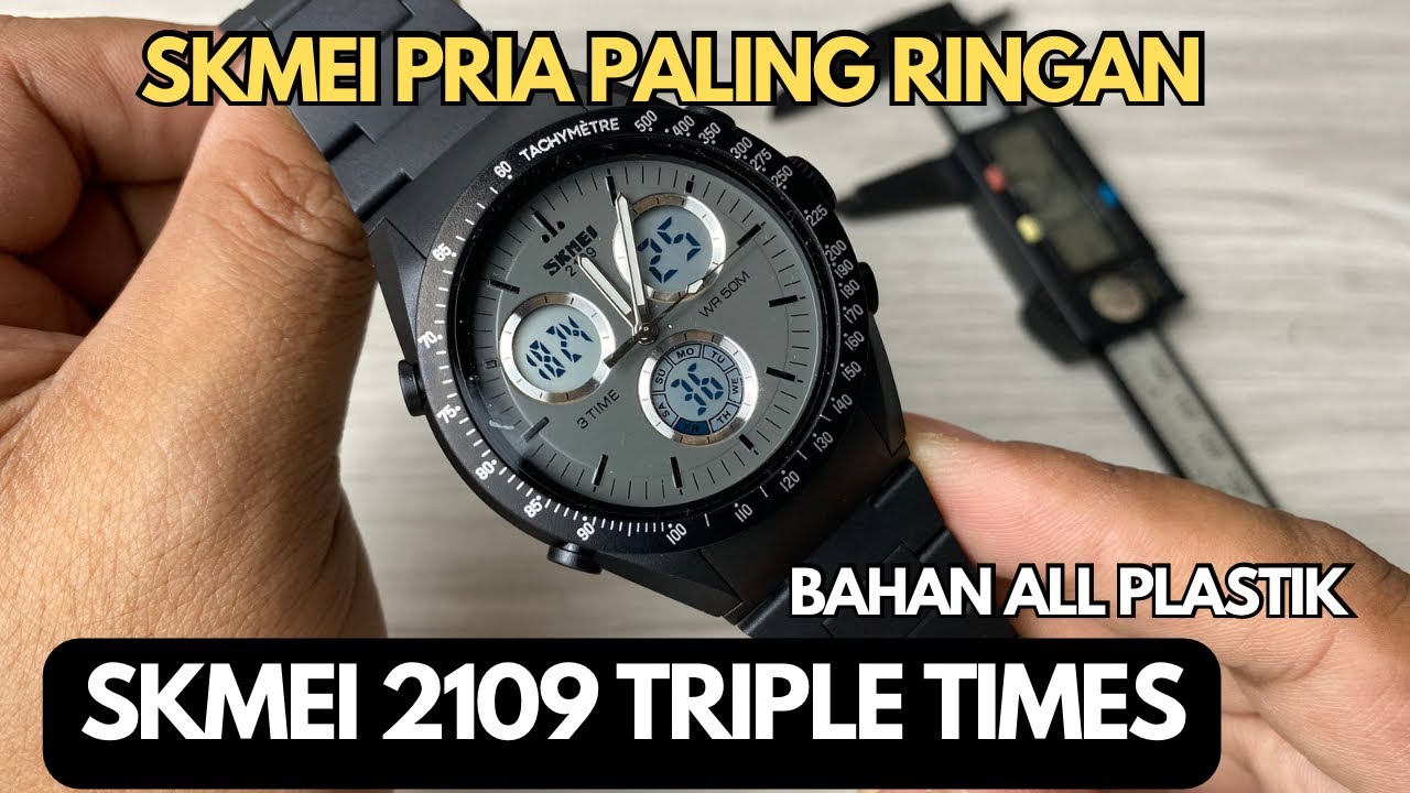 SKMEI 2109 JAM PRIA PALING ENTENG - YouTube