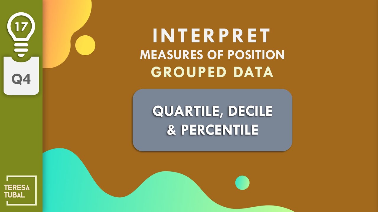 Interpret Measures of Position Grouped Data | MATH 10 Quarter 4 ...