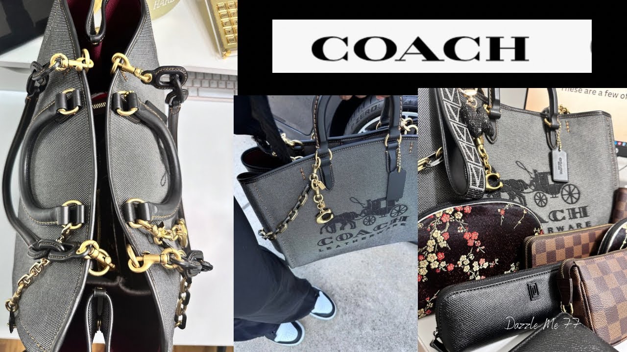 Switching bags..satchels and the COACH Reese Tote ️ - YouTube