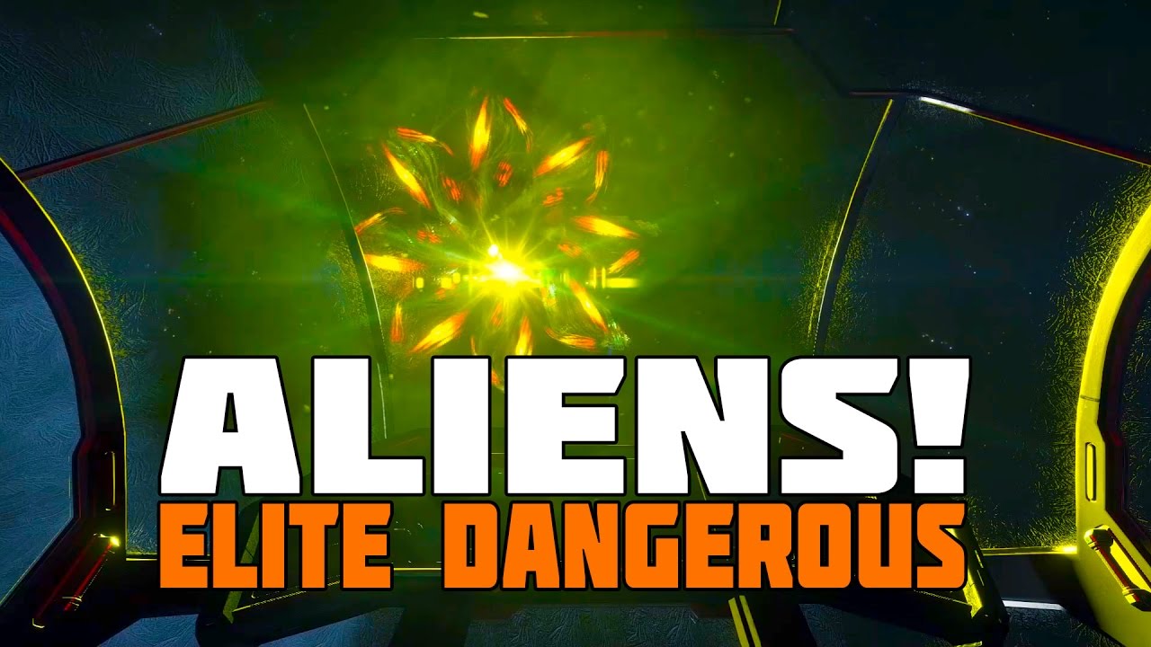 Elite Dangerous - First Alien Thargoid Encounter - YouTube