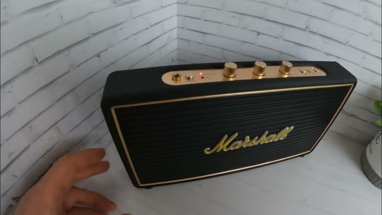 Беспроводная bluetooth колонка Marshal stockwell - YouTube
