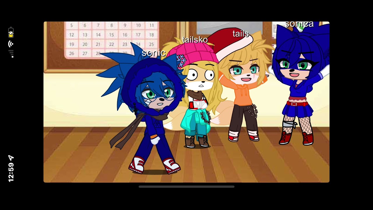 Tails and sonic meet sonica and tailsko - YouTube