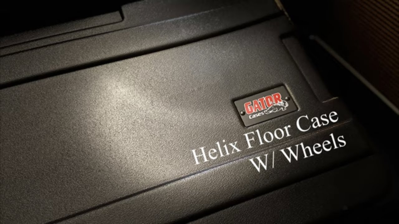 Gator Helix Floor Case W Wheels - YouTube