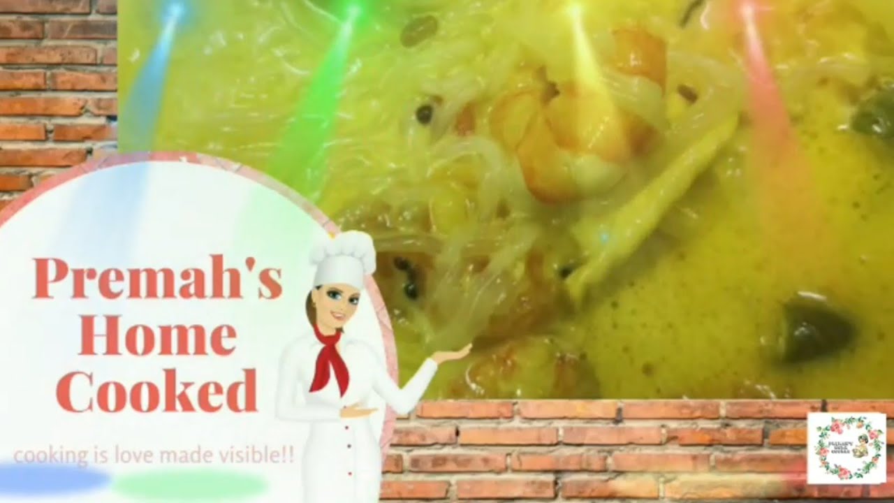 Premah's Home Cooked : Prawn Soh Hoon Tauhu Sothi - YouTube