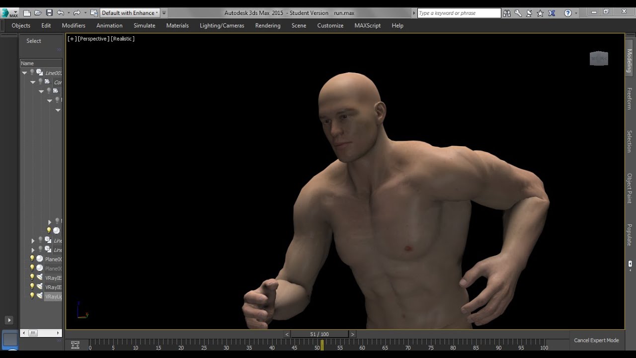 How to create Running animation - 3DS Max tutorial - YouTube