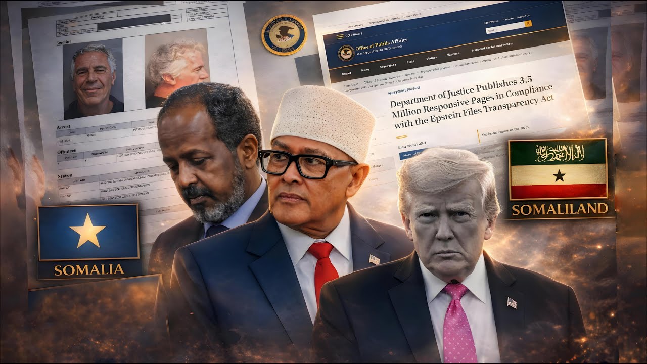 Xogta Qarsoon: Faylasha Epstein, Aqoonsiga Somaliland & Fadeexad Ku ...